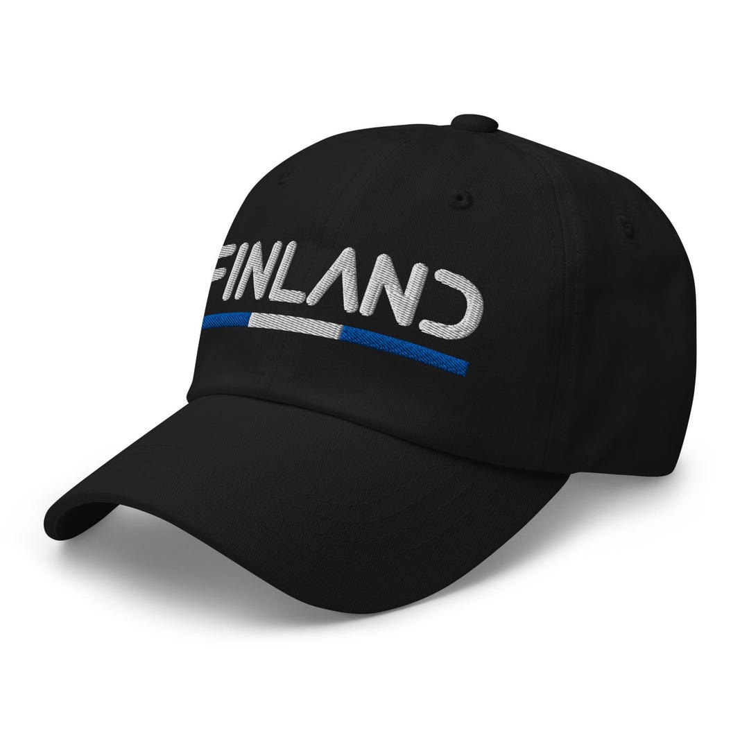 Minimal Finland Flag Hat Finland Soccer Baseball Dad Cap - Etsy