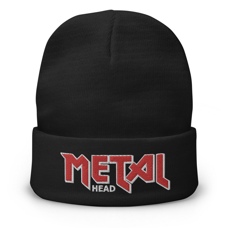 Metal Head Heavy Metal Band Concert Fan Beanie Hat Winter Cap - Etsy