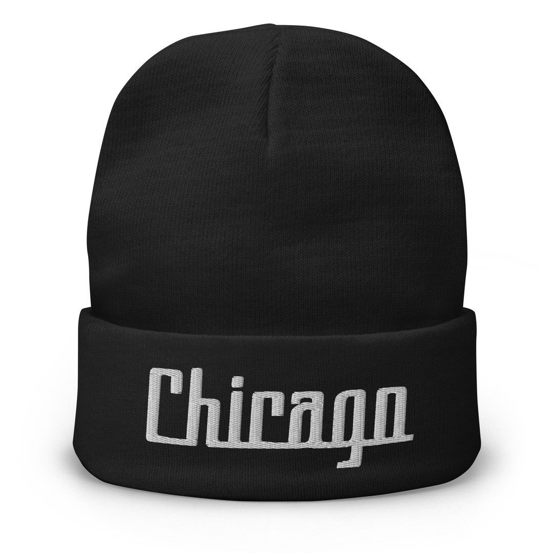 Retro Chicago Beanie Cap Vintage Chicago IL Winter Hat - Etsy
