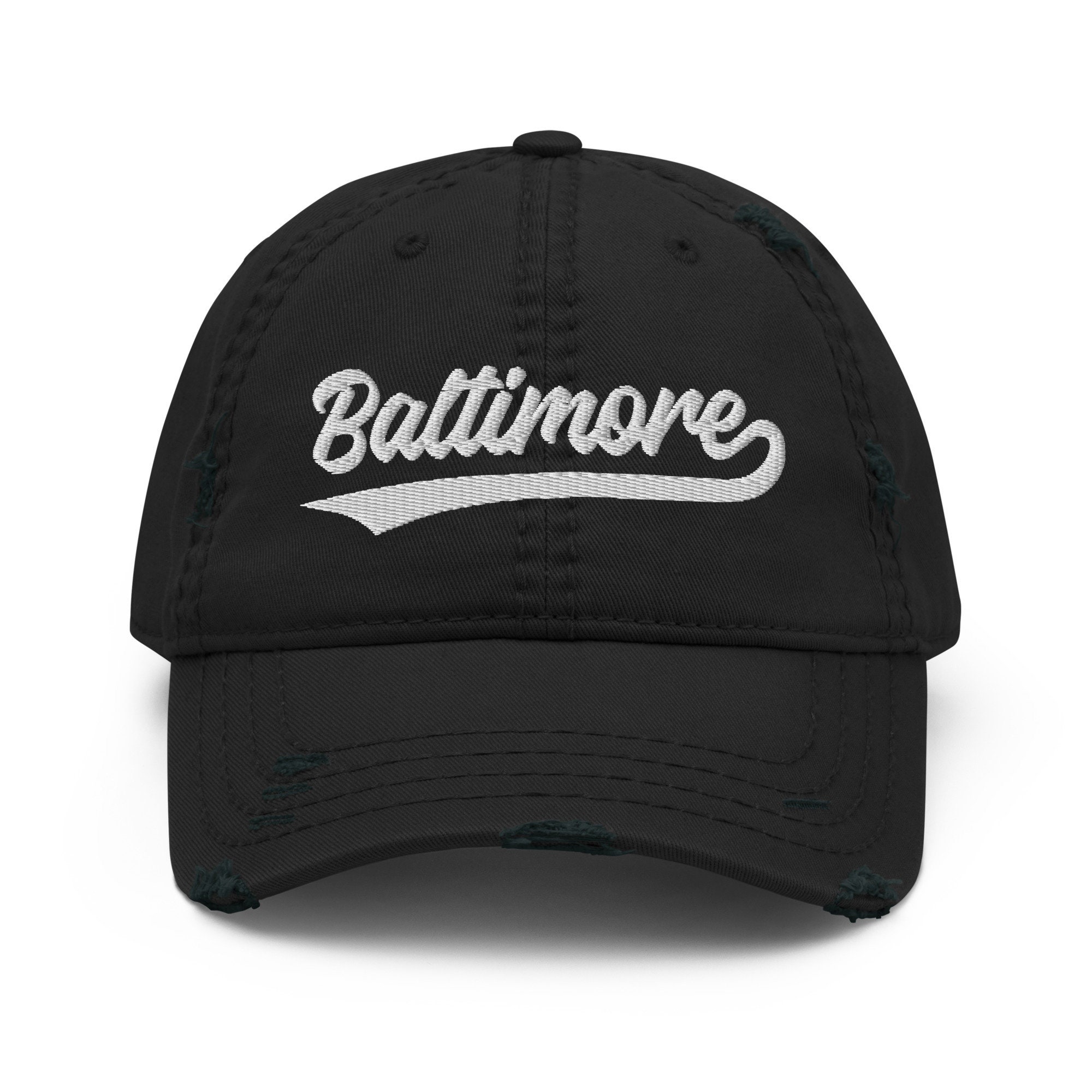 Vintage Baltimore Script Distressed Baltimore Baseball Hat Dad Cap - Etsy