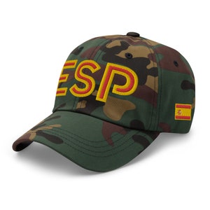 Spain National Flag Retro ESP Soccer Baseball Cap Dad Hat - Etsy