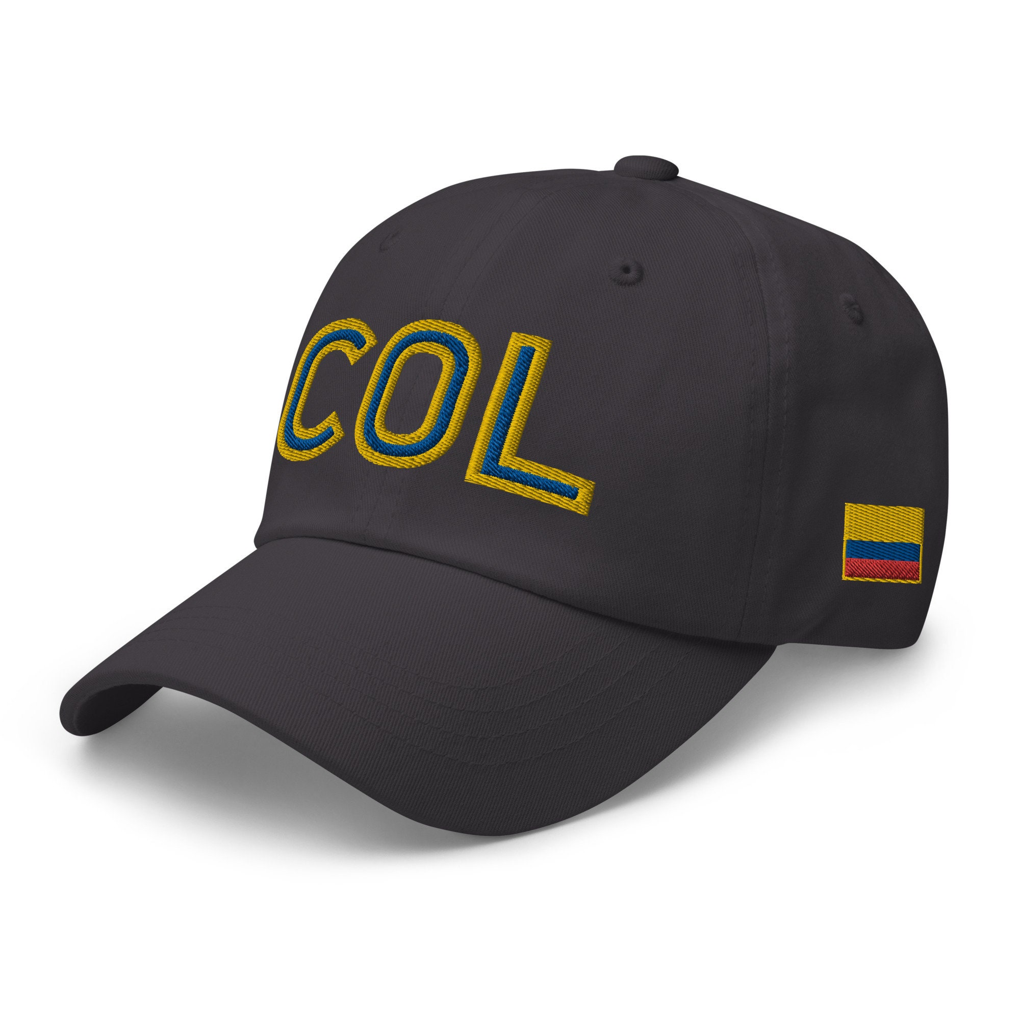 Colombia National Flag Retro COL Soccer Baseball Cap Dad Hat - Etsy