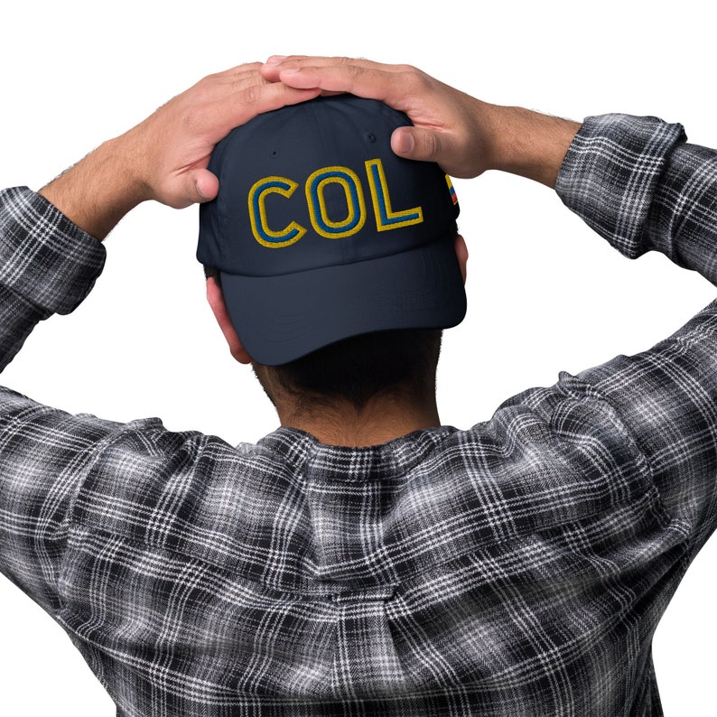 Colombia National Flag Retro COL Soccer Baseball Cap Dad Hat - Etsy