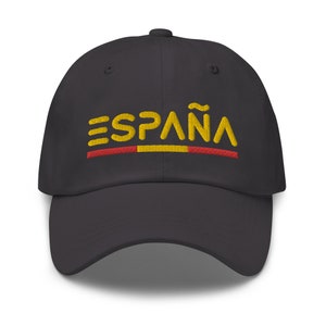 Minimal Spain Flag Hat España Soccer Baseball Dad Cap - Etsy