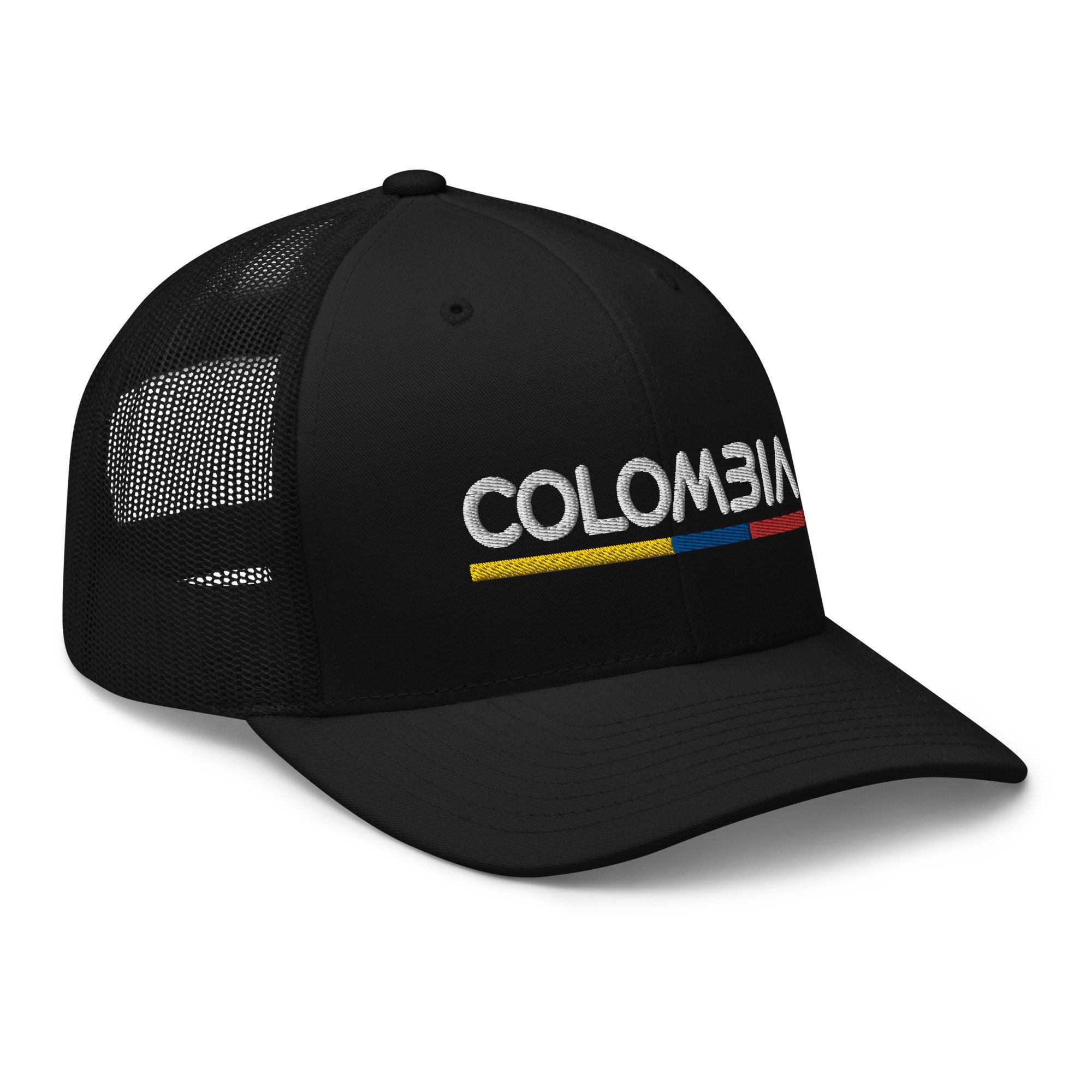 Minimal Colombia Flag Trucker Hat Mesh Colombia Trucker Cap - Etsy