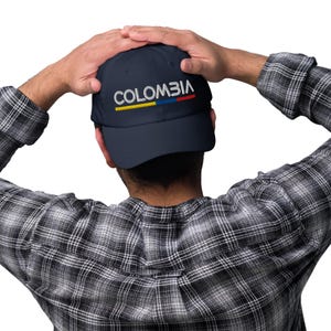 Minimal Colombia Flag Hat Colombia Soccer Baseball Dad Cap - Etsy