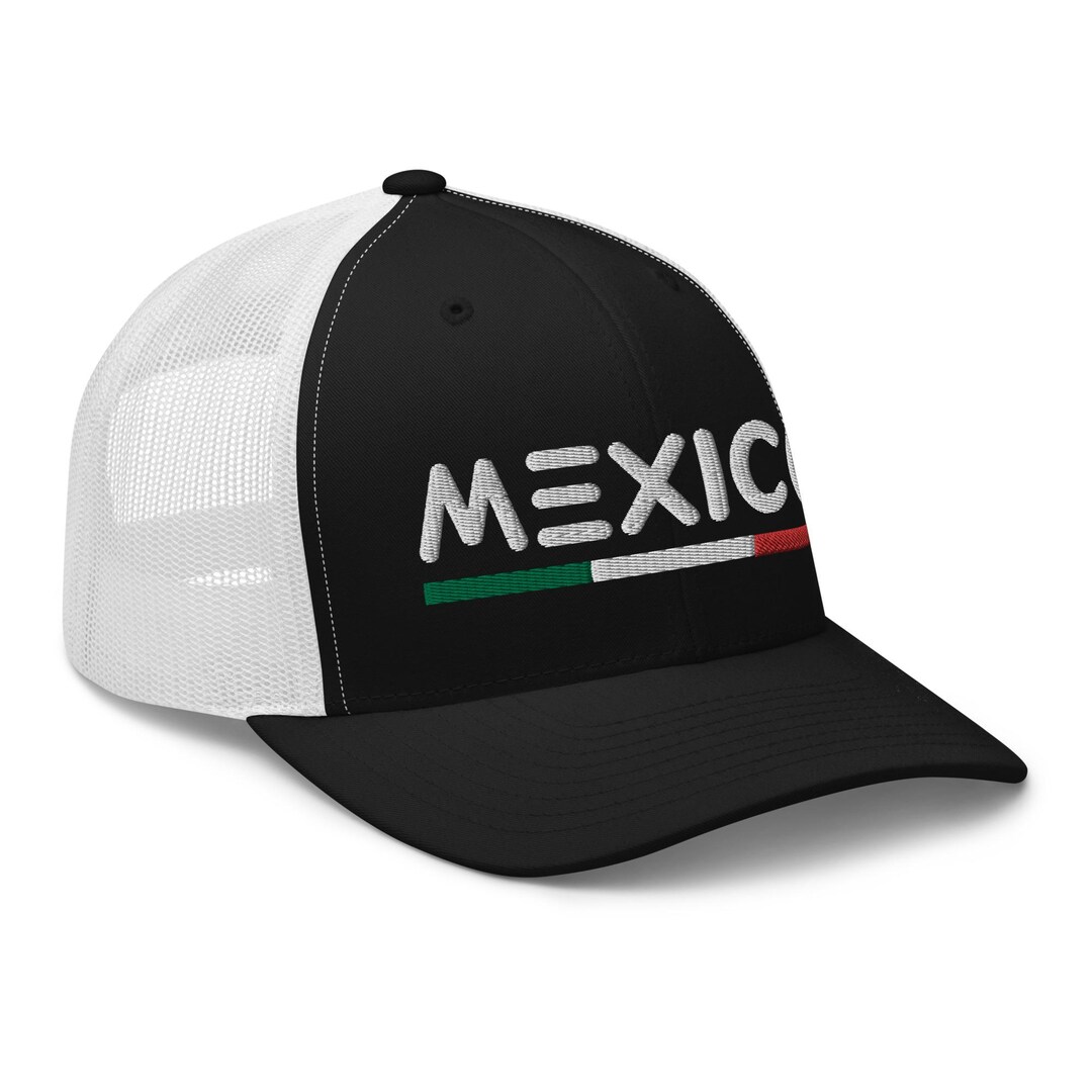 Minimal Mexico Flag Trucker Hat Mesh Mexico Trucker Cap - Etsy