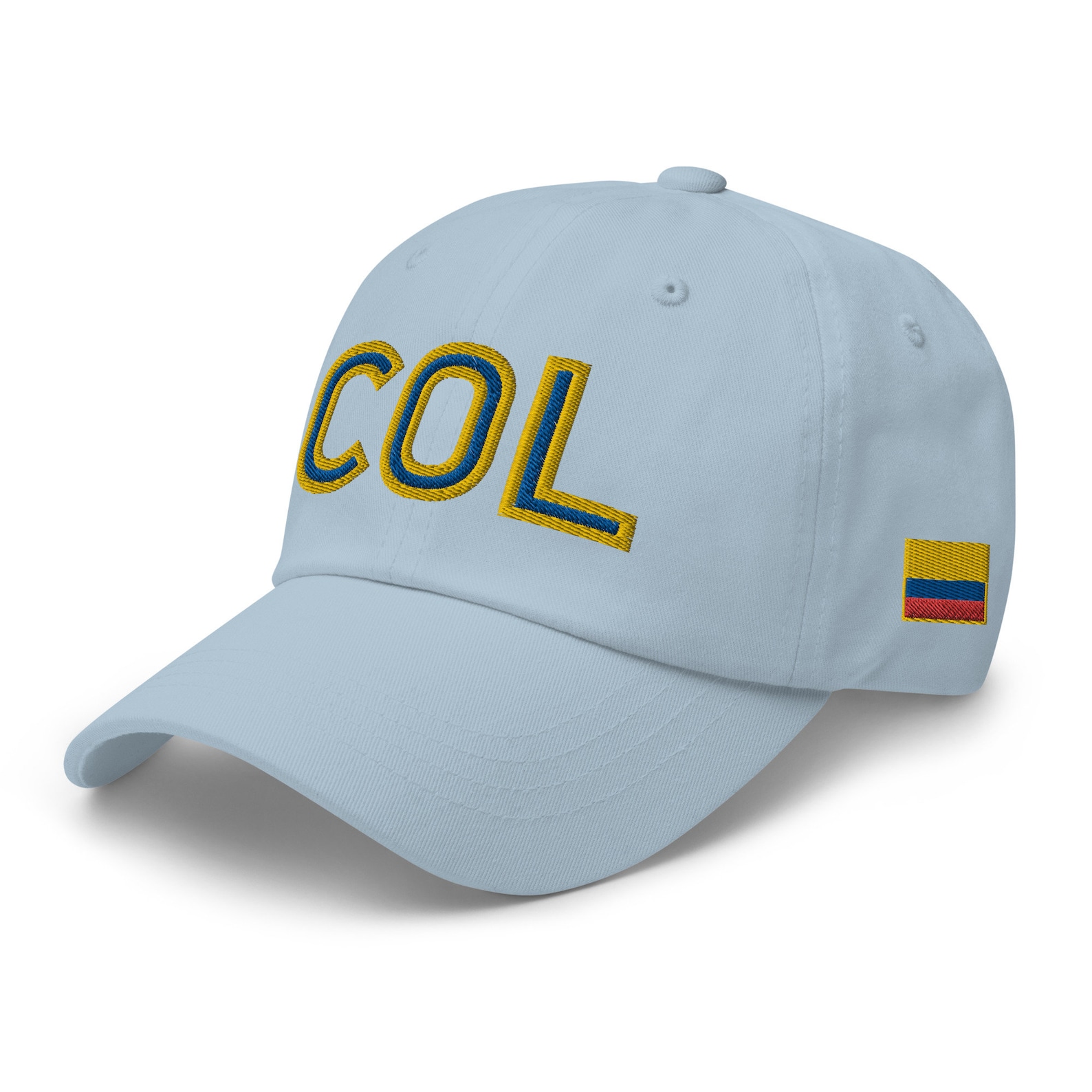 Colombia National Flag Retro COL Soccer Baseball Cap Dad Hat - Etsy