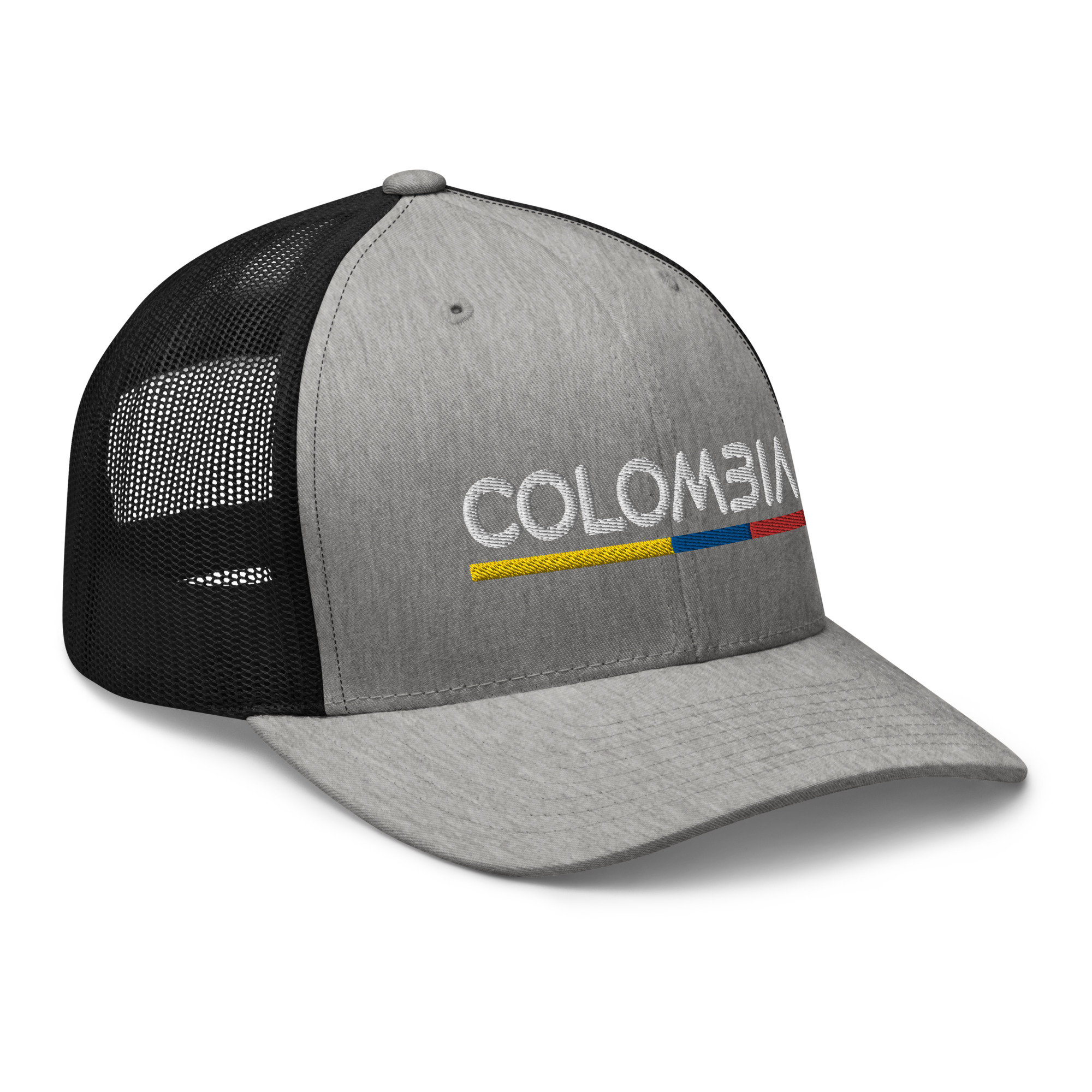Minimal Colombia Flag Trucker Hat Mesh Colombia Trucker Cap - Etsy