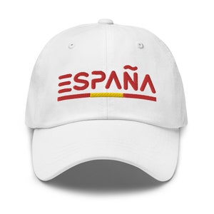 Minimal Spain Flag Hat España Soccer Baseball Dad Cap - Etsy
