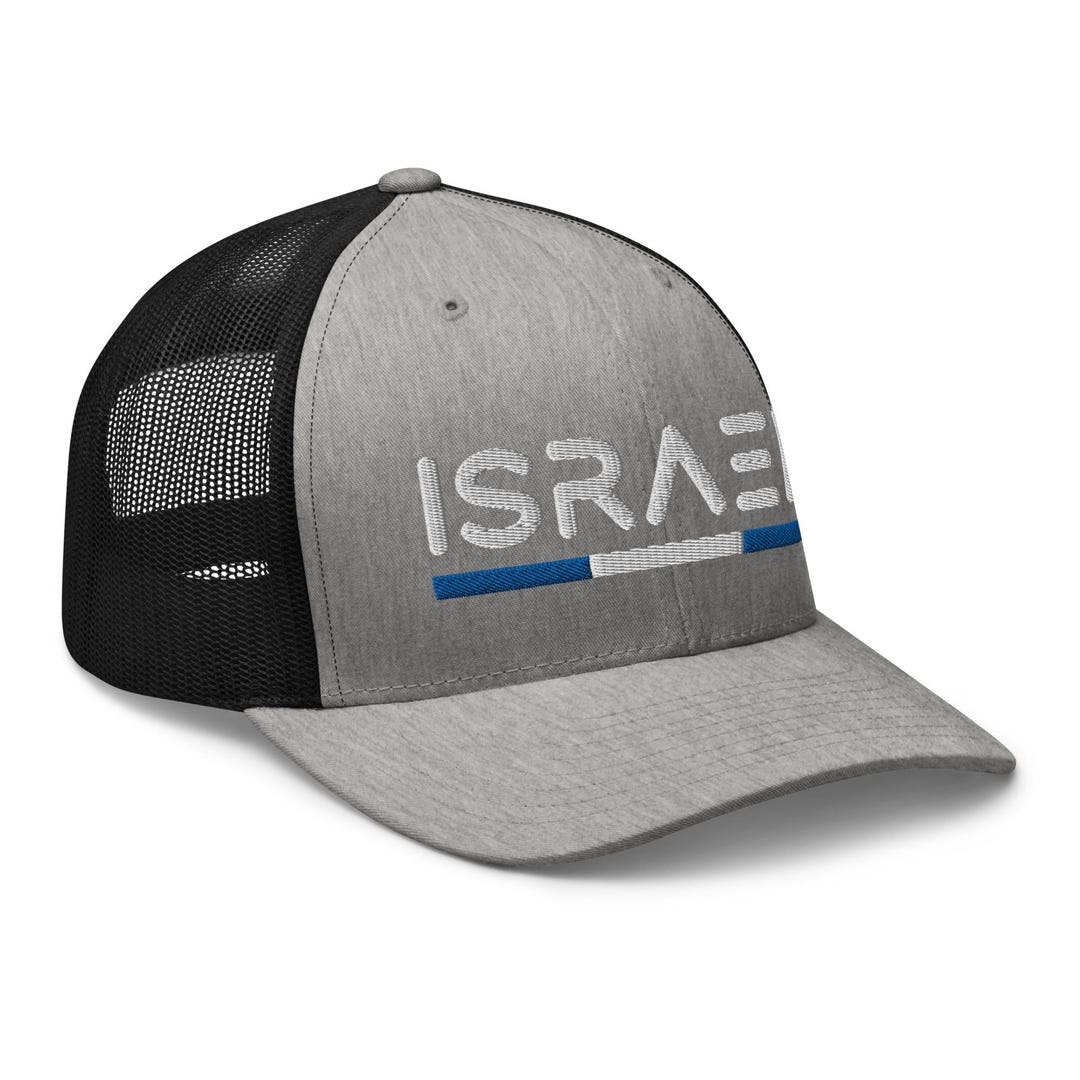 Minimal Israel Flag Trucker Hat Mesh Israel Trucker Cap - Etsy