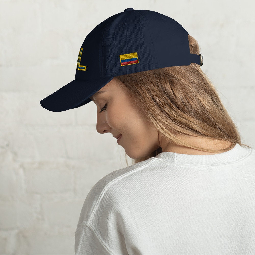 Colombia National Flag Retro COL Soccer Baseball Cap Dad Hat - Etsy
