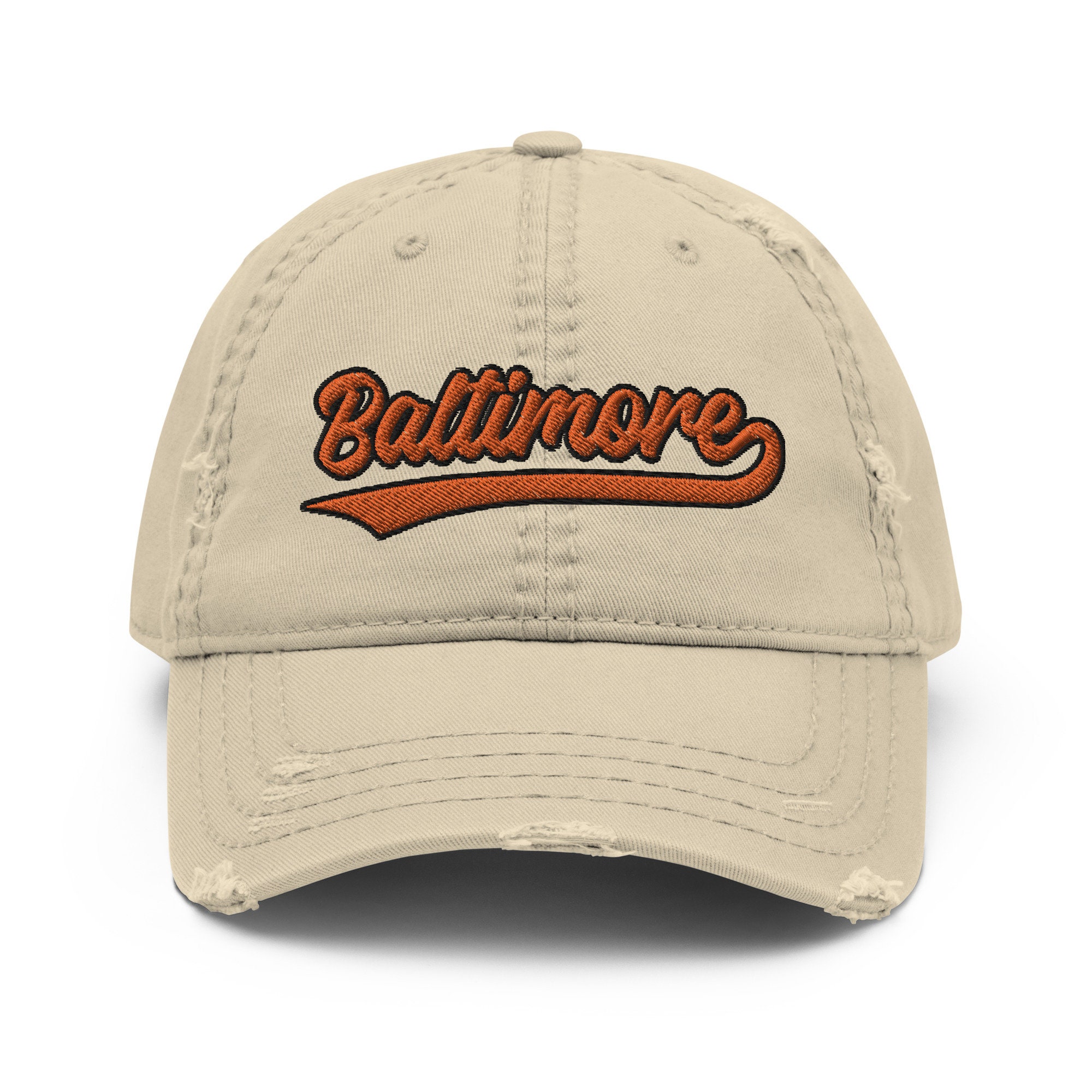Vintage Baltimore Script Distressed Baltimore Baseball Hat Dad Cap - Etsy