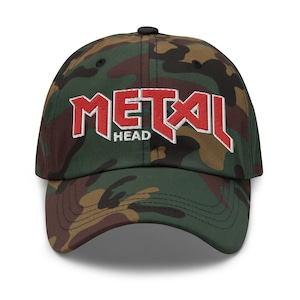 Metal Head Heavy Metal Band Concert Fan Baseball Hat Dad Cap - Etsy