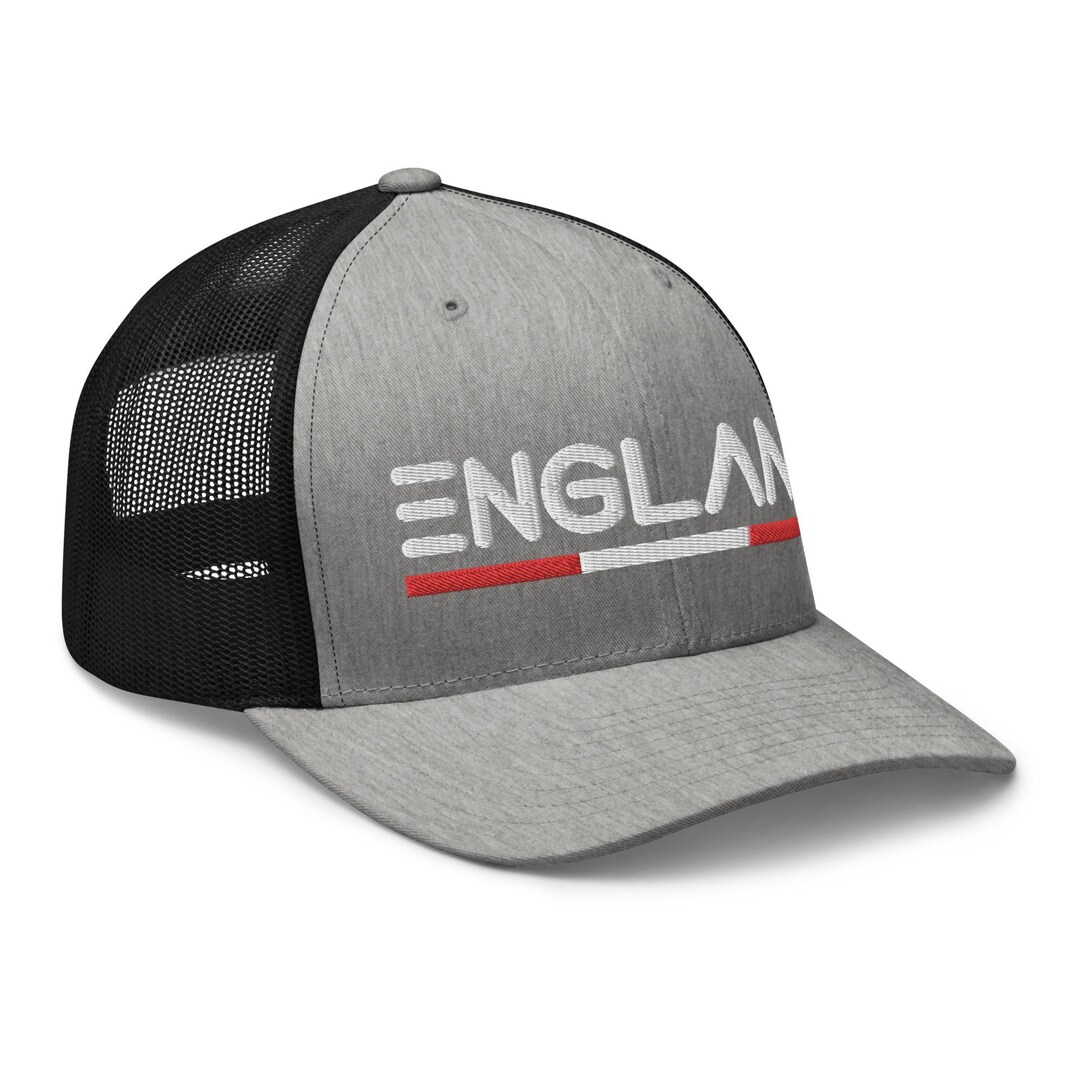 Minimal England Flag Trucker Hat Mesh England Trucker Cap - Etsy