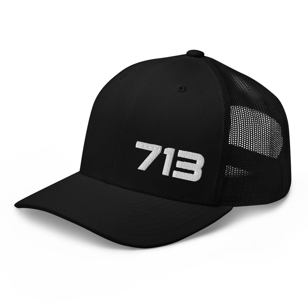 Houston 713 Area Code Minimal 713 Houston TX Trucker Hat Cap - Etsy