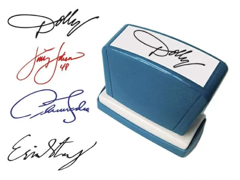 Transform Your Handwritten Signature Into A Stamp - Etsy