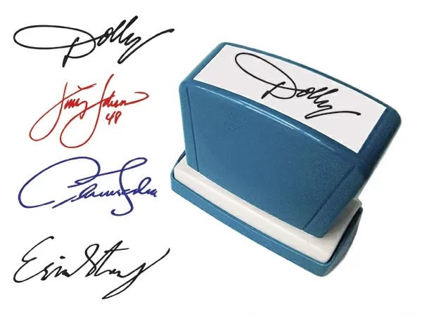 Transform Your Handwritten Signature Into A Stamp - Etsy