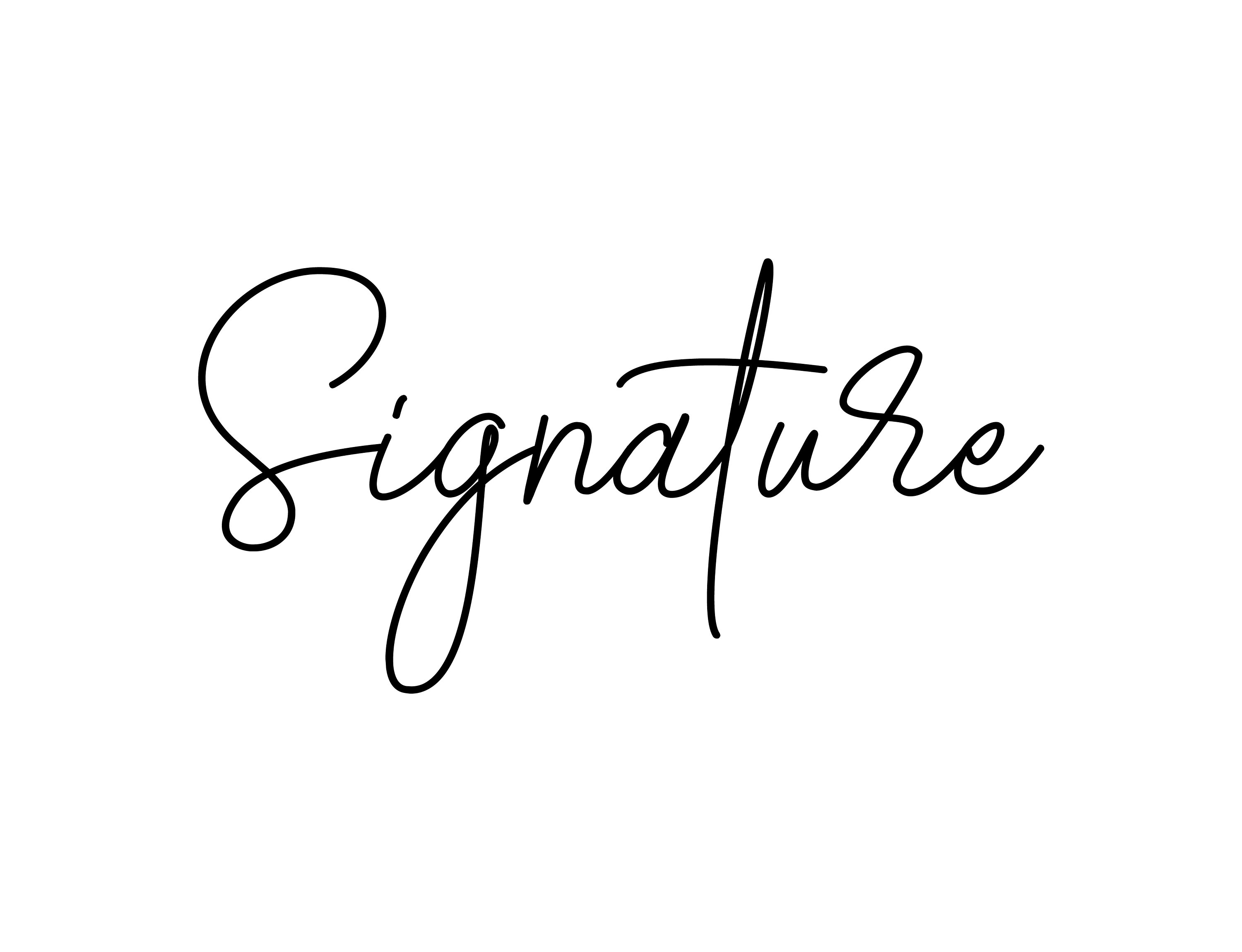 Transform Your Handwritten Signature Into A Stamp - Etsy