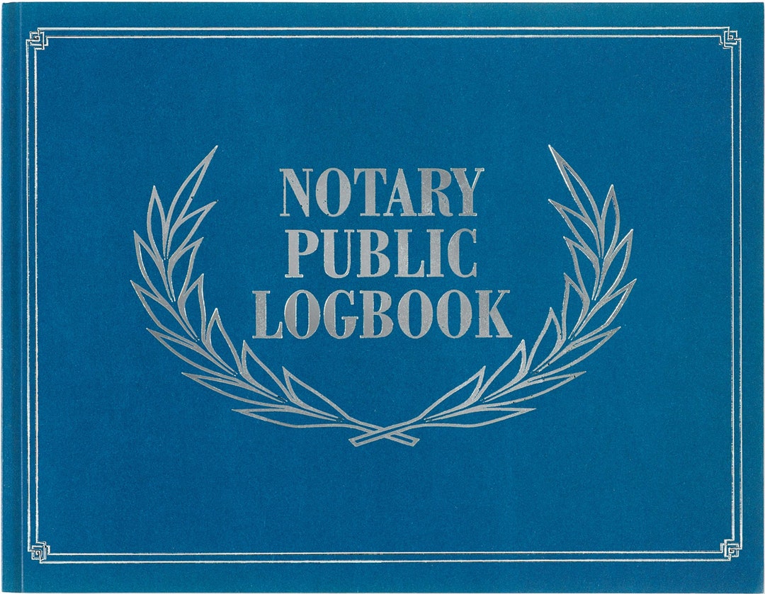 The Official Notary Public Logbook - Etsy