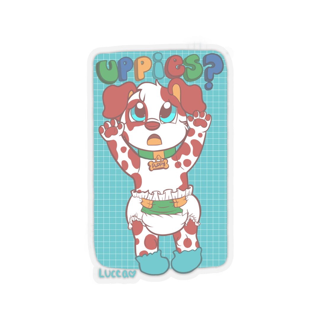 Uppies Puppy Stickers - Etsy
