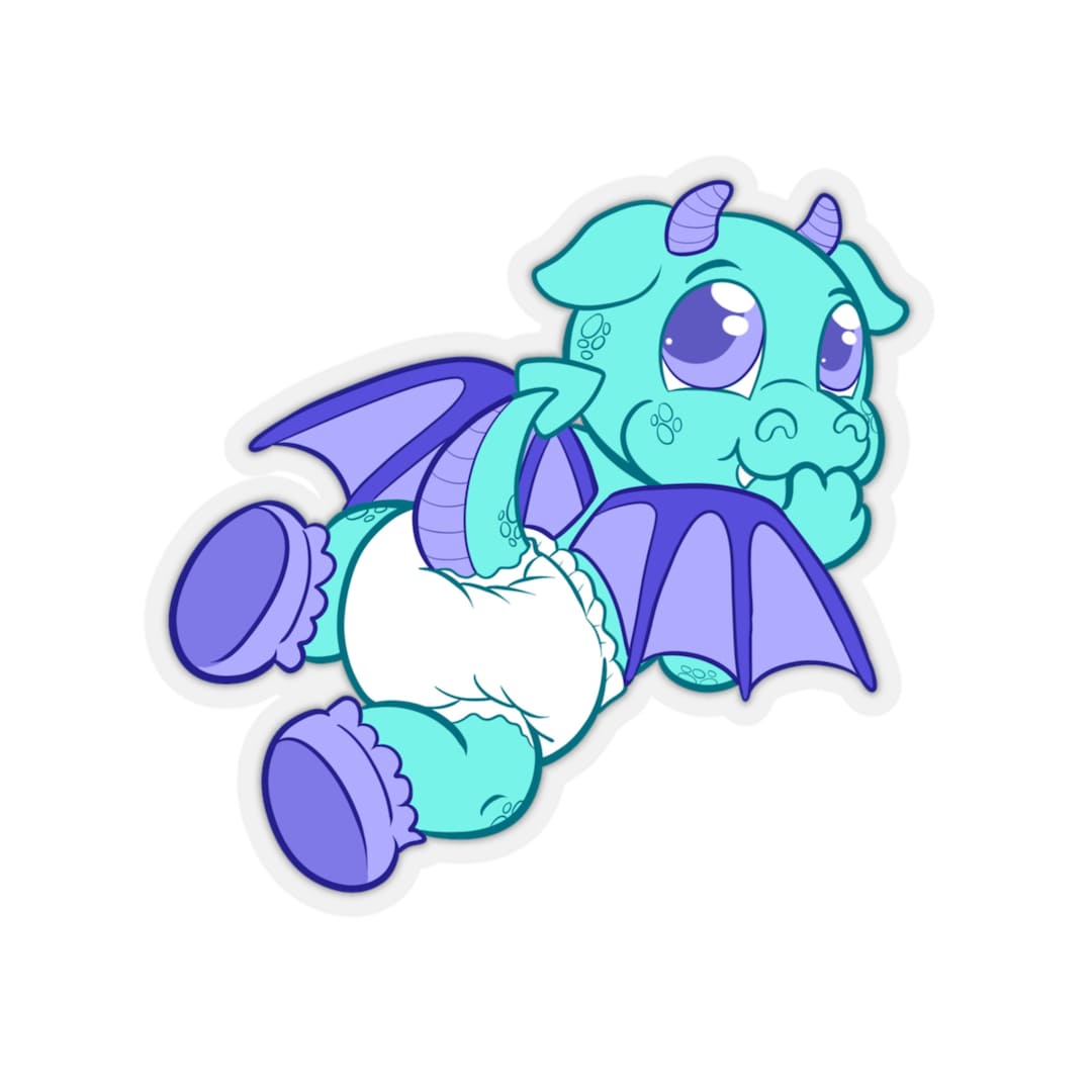 ABDL Babyfur Lil Dragon Sticker - Etsy