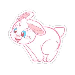 Bunny Hopping Sticker 2 - Etsy