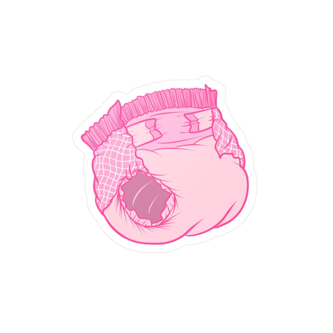 Pink Diaper Vinyl Decal - Etsy