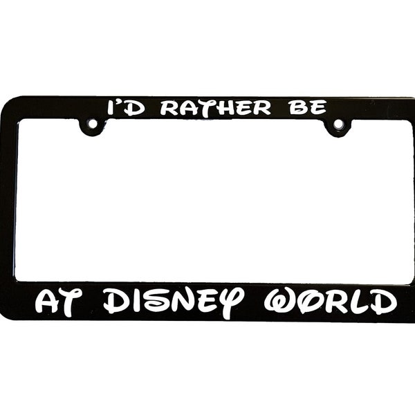Disneyland License Plate Frame - Etsy