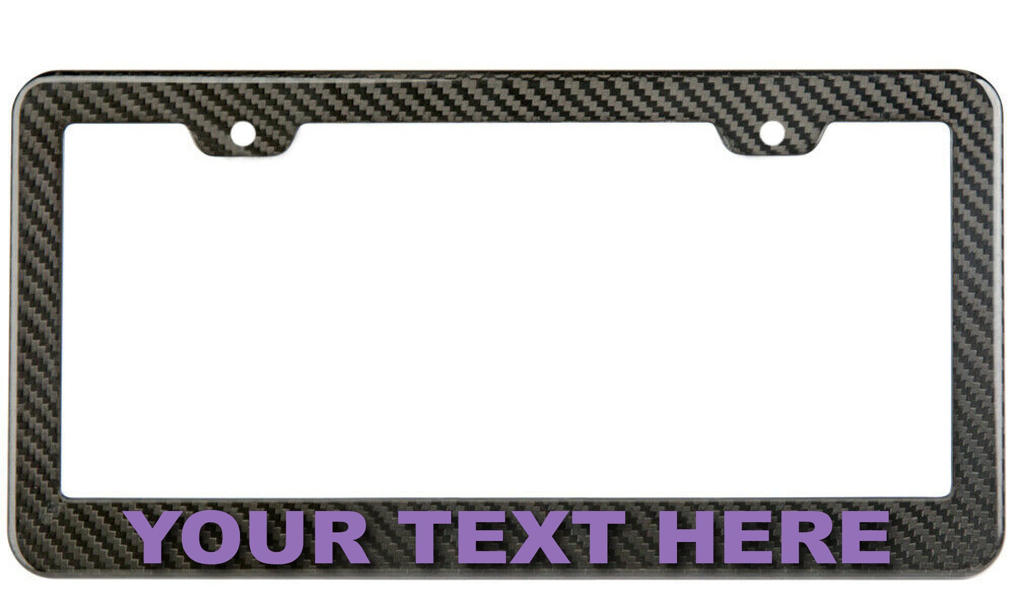 Custom Carbon Fiber License Plate Frame - Etsy
