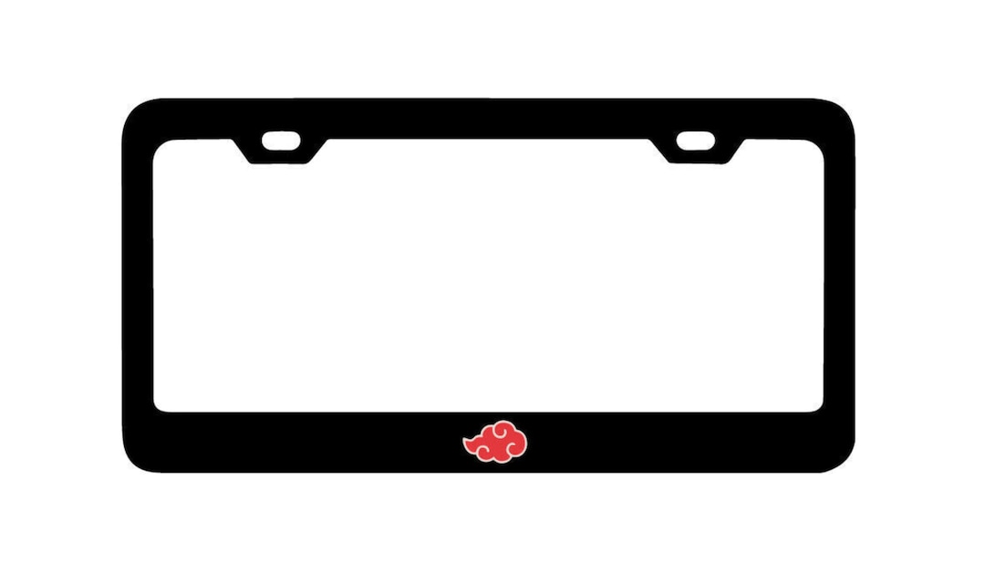 Akatsuki Cloud Metal License Plate Frame - Etsy