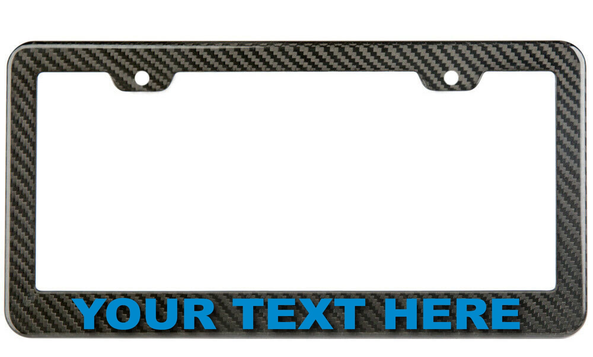Custom Carbon Fiber License Plate Frame - Etsy