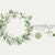 Greenery Wreath Clipart Watercolor Floral Frame Green Leaves ...