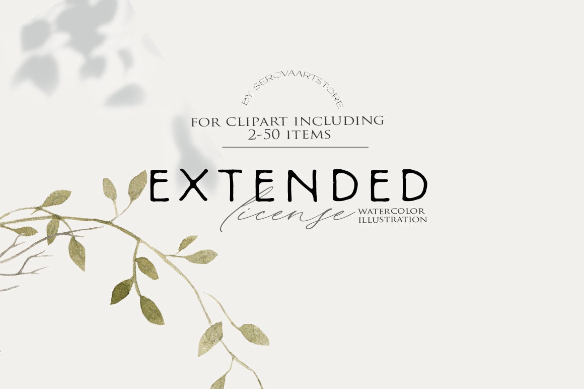 Extended License: Graphic SET 2-50 ITEMS - Etsy