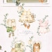 Boho Baby Decor Baby Girl Clipart Watercolor Nursery Decor - Etsy
