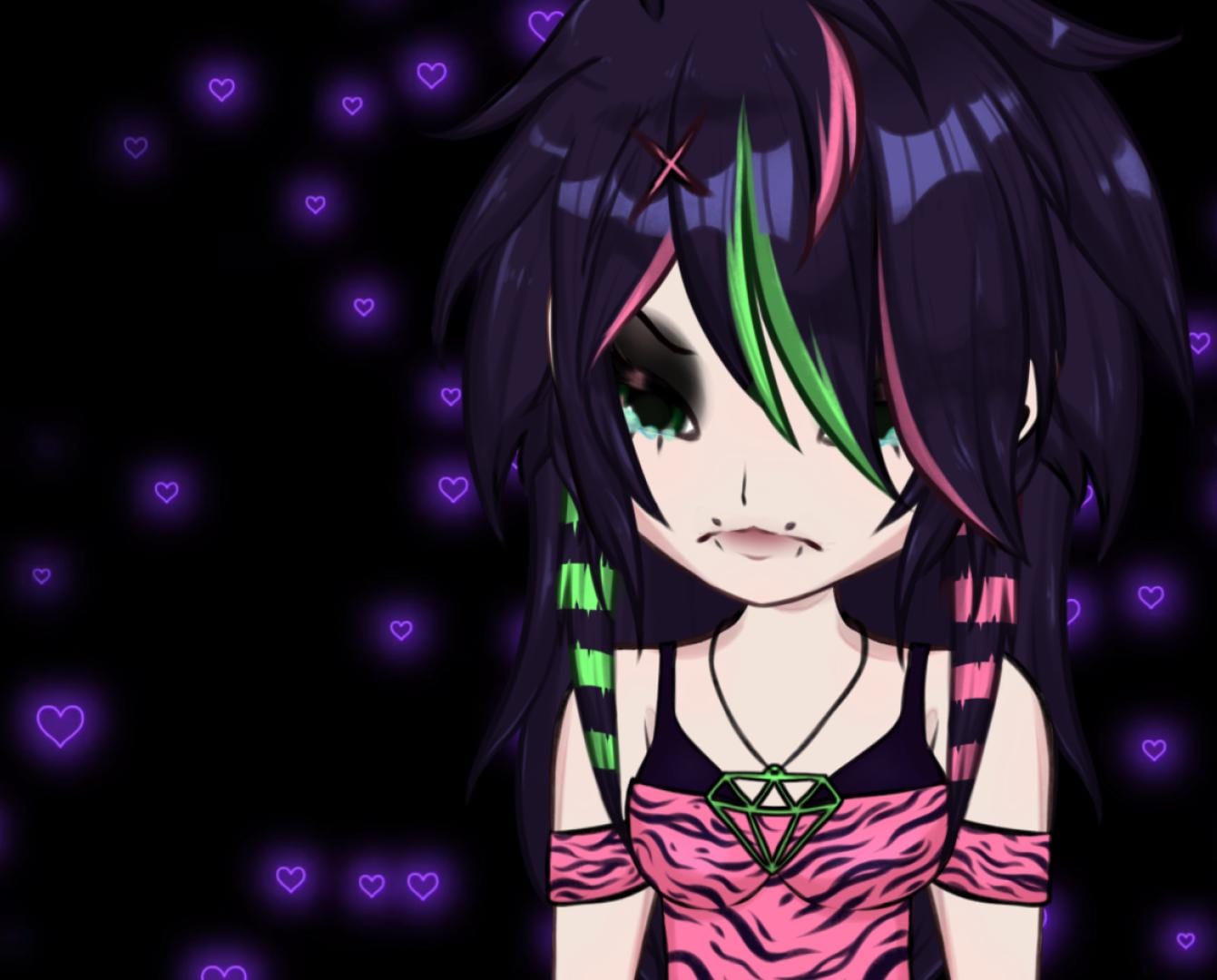 Vtuber Model Premade / Adopt - Scene / Emo / Scenecore / Y2K / Female ...