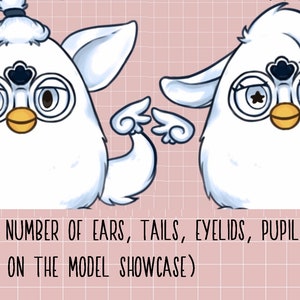 NEW Customizable Furby Vtuber Model V2 - Premade - Vtube Studio - Furry / Weird / Y2K - Digital ...