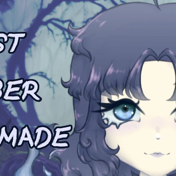 Purple 2d Vtuber - Etsy