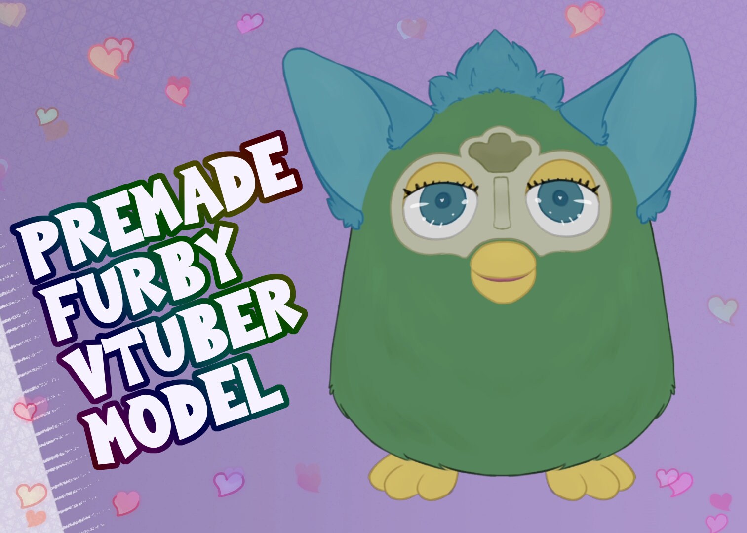 The OLD Customizable Furby Vtuber Model Premade Vtube Studio Furry ...