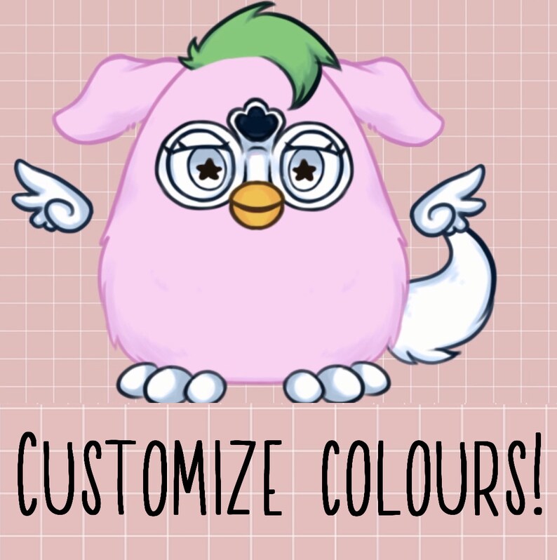 NEW Customizable Furby Vtuber Model V2 - Premade - Vtube Studio - Furry ...