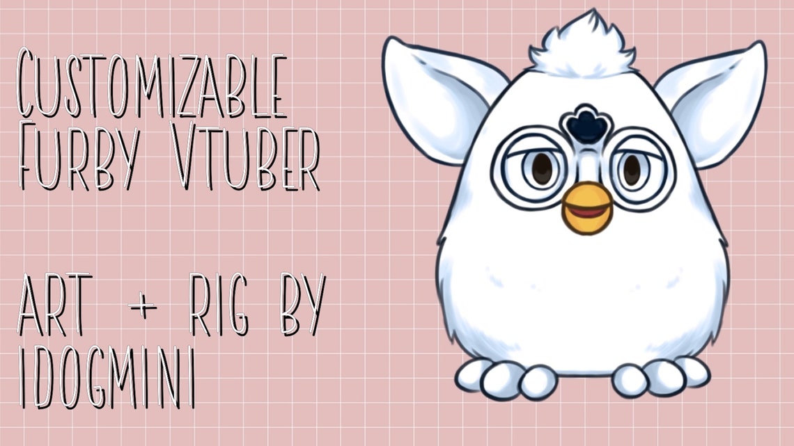 NEW Customizable Furby Vtuber Model V2 - Premade - Vtube Studio - Furry ...