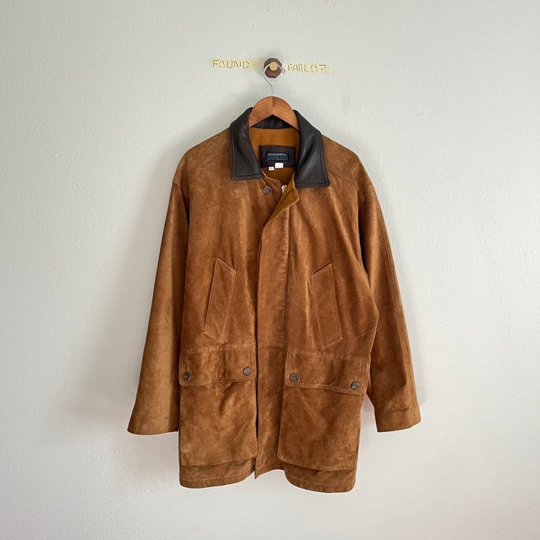 Vintage Brown Heavy Overcoat - Etsy