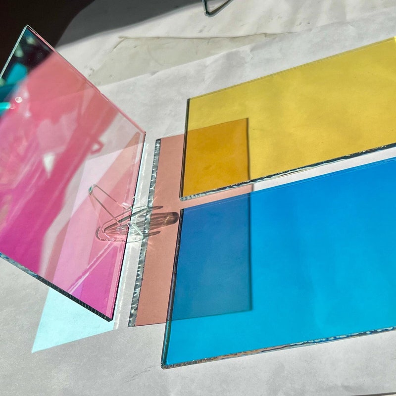 Stain Glass Film Mirror - Etsy