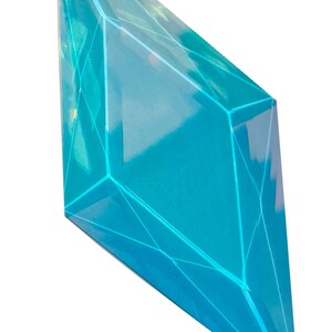 2”x4”dichroic Diamond Bevel Stained Glass Jewel - Etsy