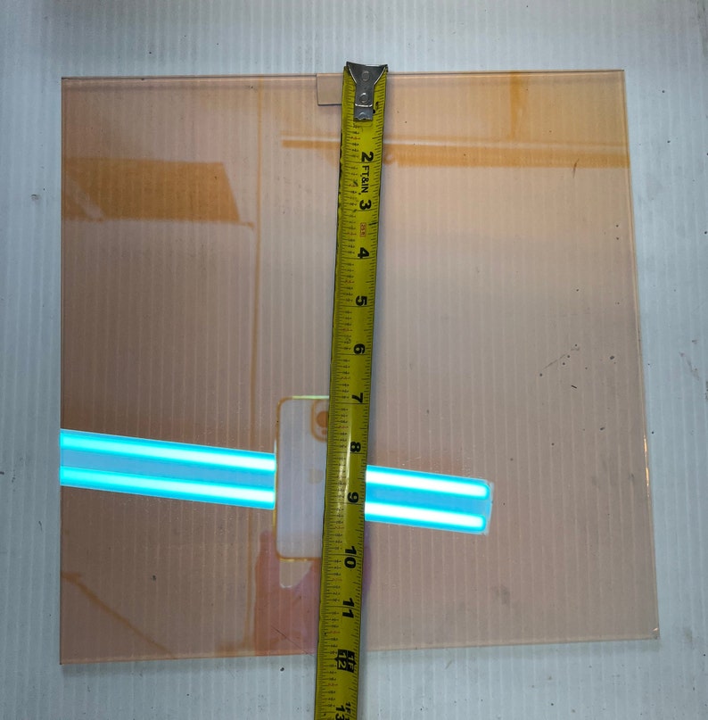 Dichroic Glass Orange/blue , Stained Glass Sheet, Rainbow , Jewelry ...