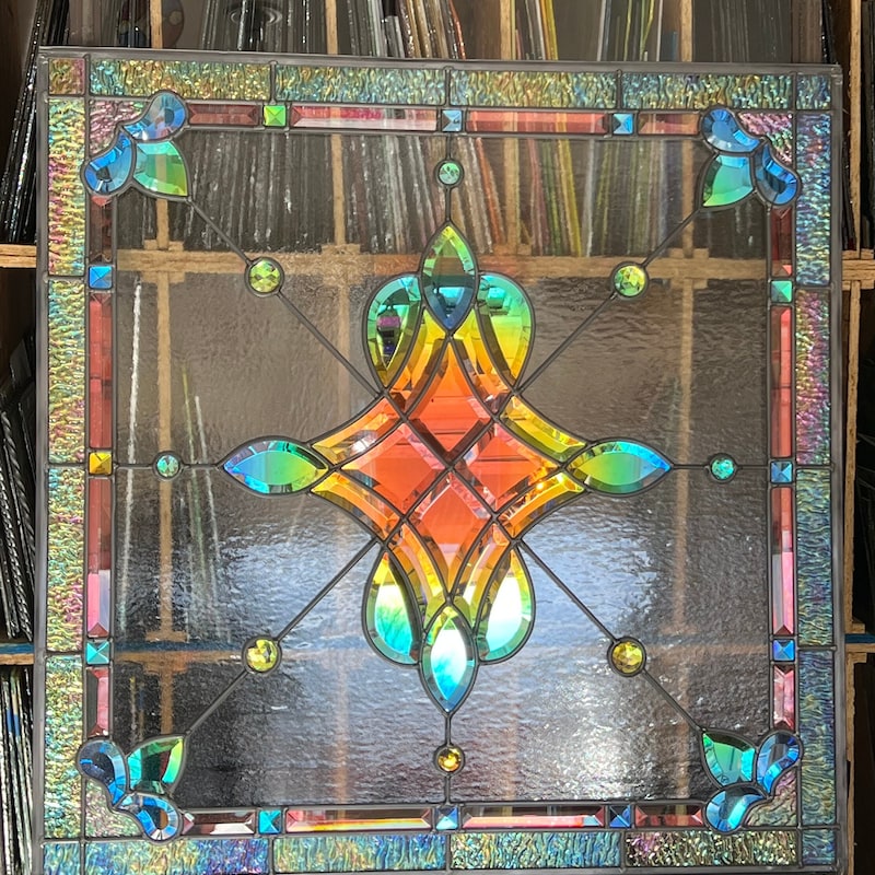 Leaded Glass Panel - Etsy
