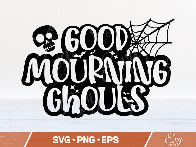 Good Mourning Ghouls Svg Png for Halloween Coffee Mug - Etsy