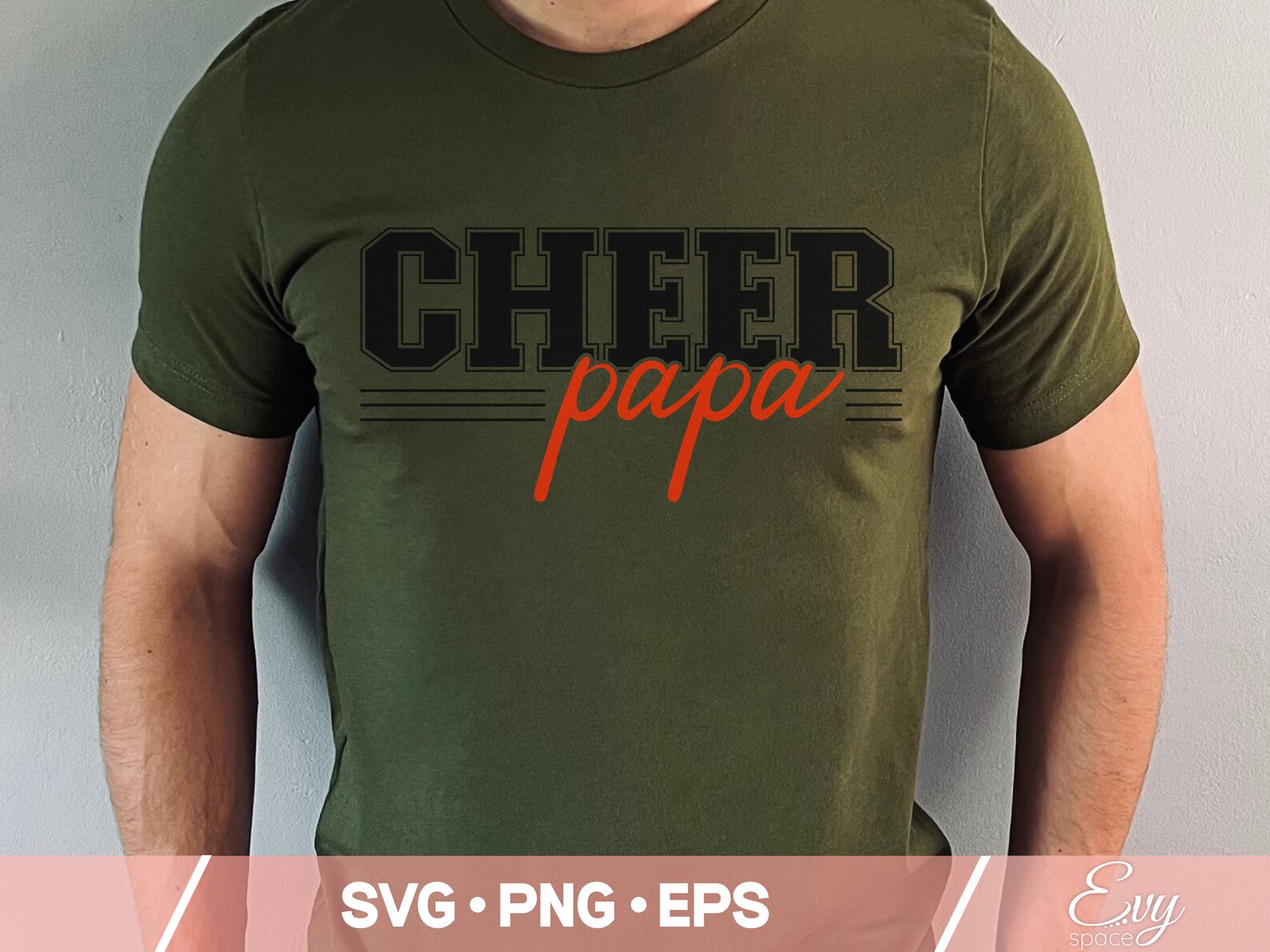 Cheer Papa SVG PNG Cheerleader Dad, Gymnastics SVG, Cheer Coach Svg ...