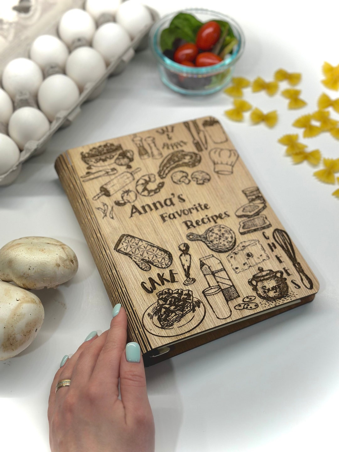 Recipe Book Mother Day Gift, Recipe Journal For, Cook Book, Unique Gift ...