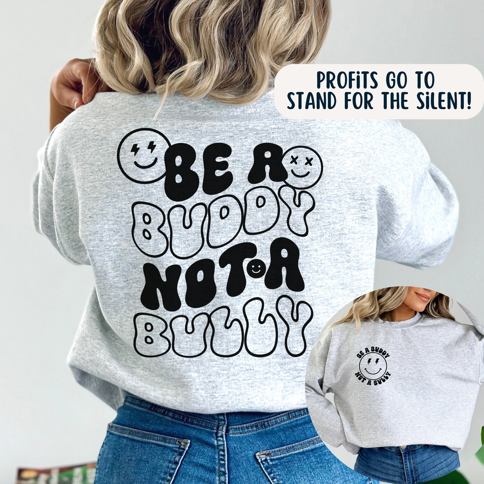 Antibullying Shirt Pink Shirt Day Stop Bullying Sweatshirt Unity Day ...